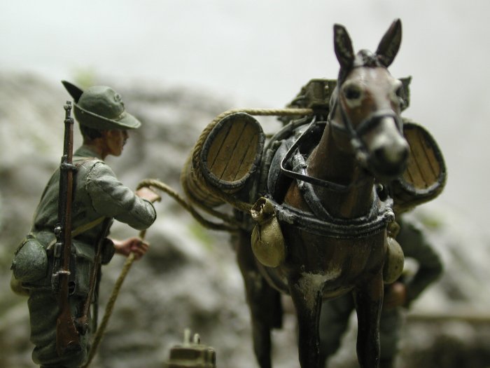 L' Alpino e il suo mulo