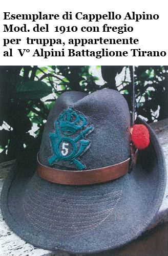 Il Cappello Alpino e la sua storia